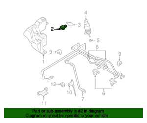 61661369516 - 1988-2003 BMW Washer Reservoir Cap (61-66-1-369-516 ...