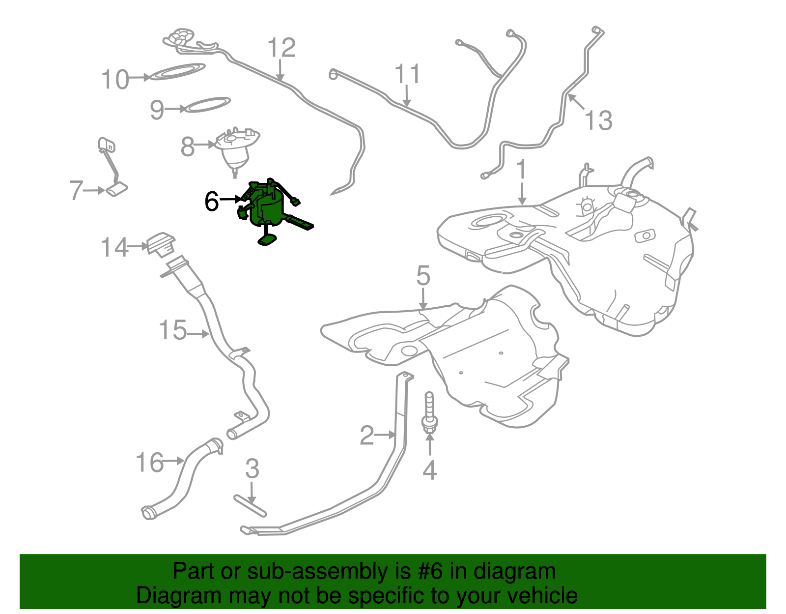 2013-2019 Jaguar Fuel Pump C2D37814 | Haper Jaguar Parts