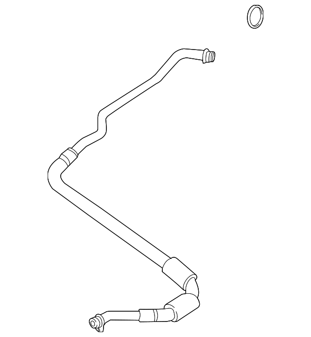 17222284261 - 2012-2019 BMW Oil Cooler Pipe (17-22-2-284-261) | BMW of ...