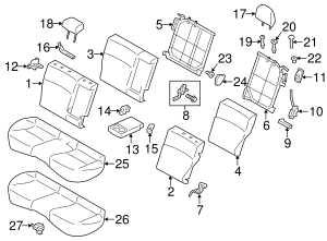 2012-2023 Subaru Lock Cover 64315FJ000VH | Subaru Parts Store