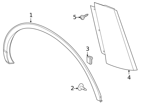 Exterior Trim - Quarter Panel for 2020 Lincoln Aviator | Ford Parts Catalog