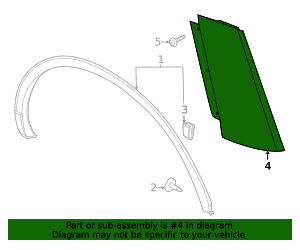 2020-2023 Lincoln Aviator Upper Molding - Driver's Side (LH) LC5Z ...