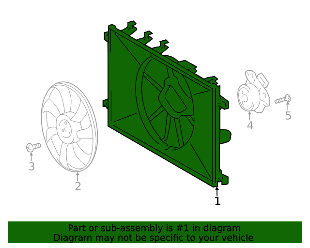 16711-F2010 - Fan Shroud - 2019-2022 Toyota Corolla | OEM Genuine ...