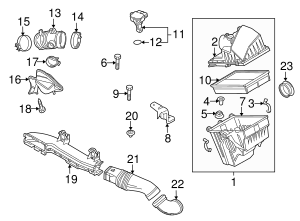 LF8J-13-20X - Air Inlet Duct 2010-2013 Mazda 3 | AutoNationParts.com