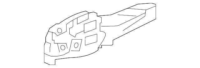 2017-2023 Buick Rear Driver Side Door Outside Handle Bracket 13515509 ...