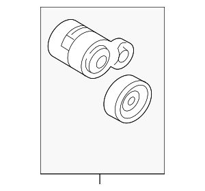 Genuine Accessory Drive Belt Tensioner Assembly for 2014-2016 Hyundai ...