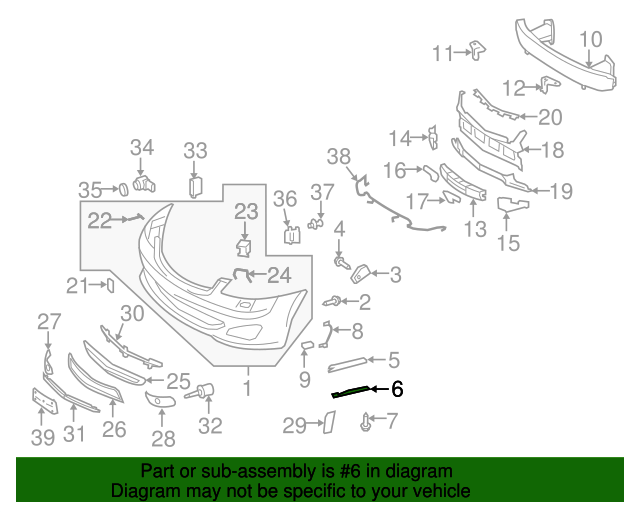 221-889-06-95 - Support Bracket Insulator 2007-2013 Mercedes-Benz ...