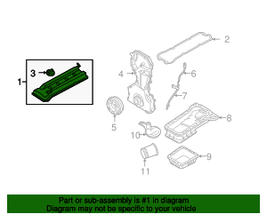 2007-2013 Nissan Valve Cover 13264-JA00A | OEM Parts Online