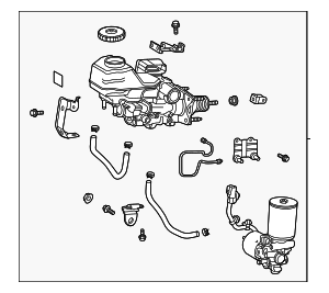 2021-2023 Toyota RAV4 Prime Master Cylinder Assembly 47050-42240 ...