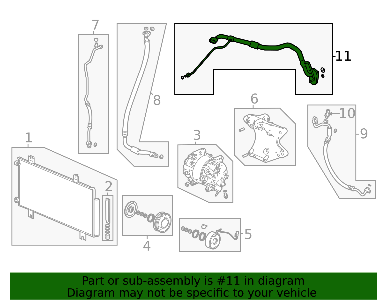 2022-2025 Acura MDX AC Line 80330-TYA-A01 | Acura Automotive Parts