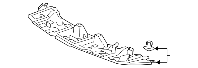 52618-78010 - Lower Shield For 2015-2017 Lexus NX200t | Lexus OE Parts