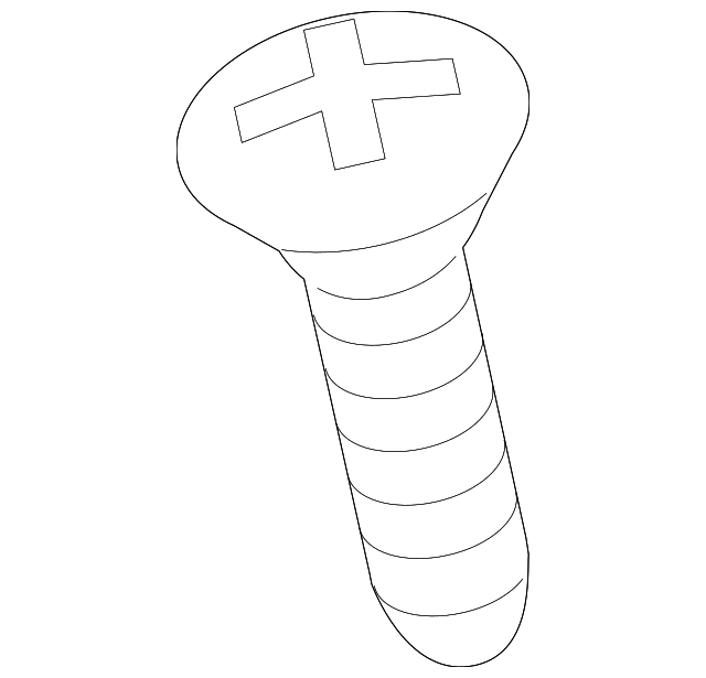 2008-2022 Mitsubishi Switch Bezel Retainer Screw MF453033 | QuirkParts