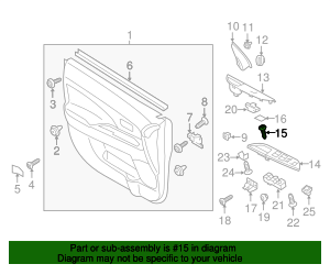 MF453033 - Switch Bezel Retainer Screw 2008-2024 Mitsubishi ...