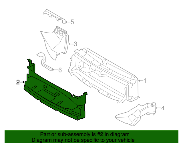 51748058911 - 2014-2021 BMW Lower Duct (51-74-8-058-911) | BMW of South ...