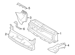 51-74-7-290-605 - Upper Duct 2014-2021 BMW | Braman BMW & MINI Parts