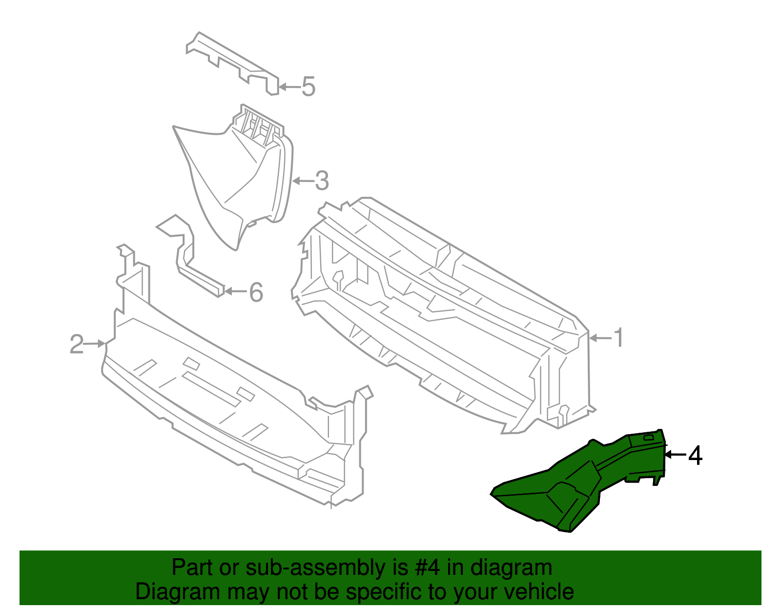 51748073528 - 2016-2021 BMW M2 Air Inlet Duct (51-74-8-073-528) | BMW of South Atlanta Parts