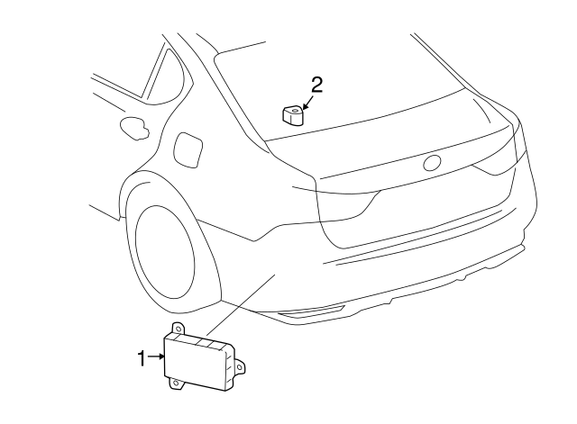 2006-2021 Lexus Warning Buzzer 89747-02010 | OEM Parts Online