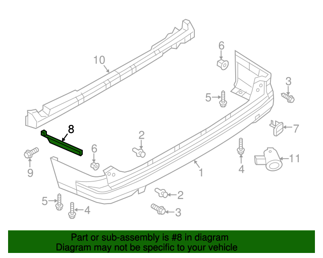 2013-2017 Nissan NV200 Side Bracket - Driver's Side (LH) 85229-3LM0A ...
