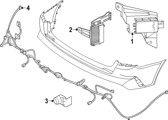 2022-2023 Kia Carnival Object Sensor 99150-R0000 | Kia Automotive Parts