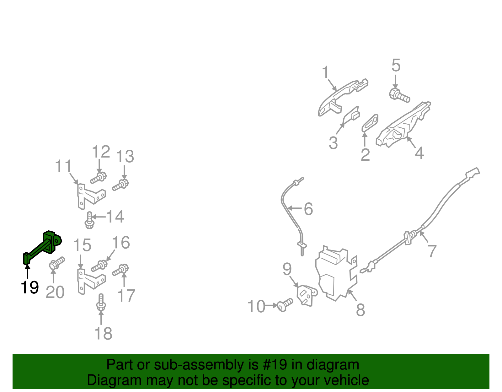 2018-2025 Volvo S90 Door Check 32257348 | TascaParts.com