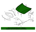 41008058887 - 2015-2020 BMW Hood (41-00-8-058-887) | BMW of South ...