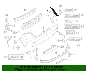 78817-3YM0A - Closure Panel - 2015-2017 Nissan Juke | Conicelli Nissan