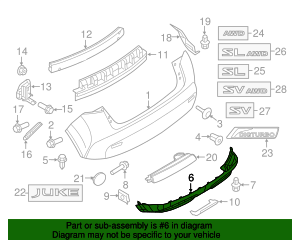 850B2-3YM0A - Valance Panel 2015-2017 Nissan Juke | AutoNationParts.com