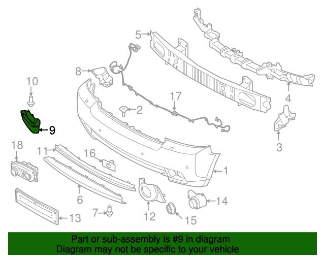 Genuine OEM Spoiler Part# LR020486 Fits 2010-2012 Land Rover Range ...