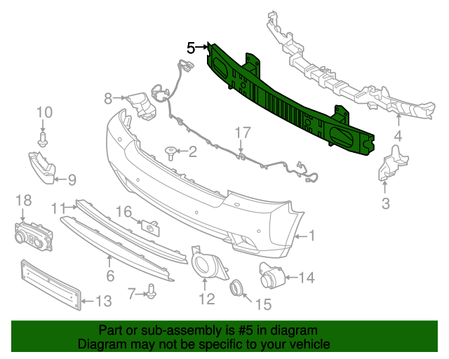 2010-2012 Land Rover Range Rover Reinforcement LR020912 | JaguarParts.com