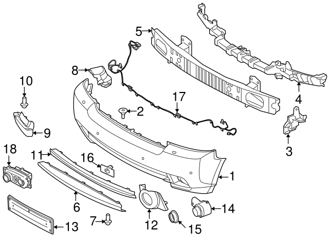 LR011851 - Bumper Cover Screw 2003-2012 Land Rover Range Rover | Land ...