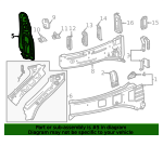 2020-2025 Chevrolet Body Driver Side Front Bumper Fascia Bracket ...