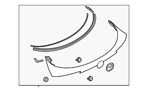 2020 Mazda CX-30 Upper Molding DGH9-50-810A-E4 | TascaParts.com