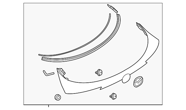 2020 Mazda CX-30 Upper Molding DGH9-50-810A-51 | TascaParts.com
