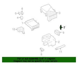 2007-2016 Volkswagen Main Fuse N-105-255-03 | OEM Parts Online