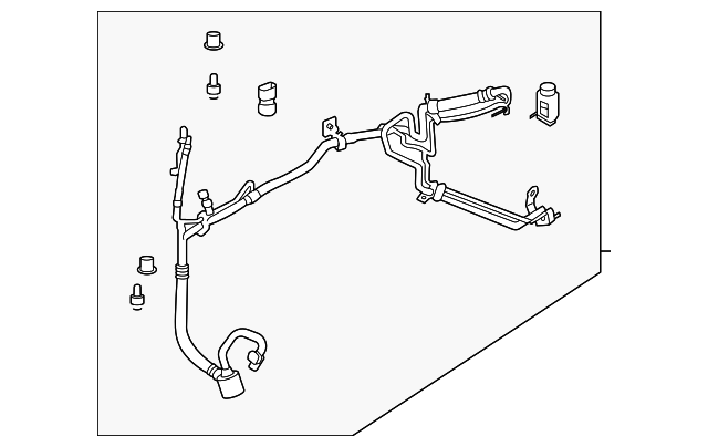 2022-2025 Kia Carnival A/C Refrigerant Suction Hose 97759-R0100 | OEM ...