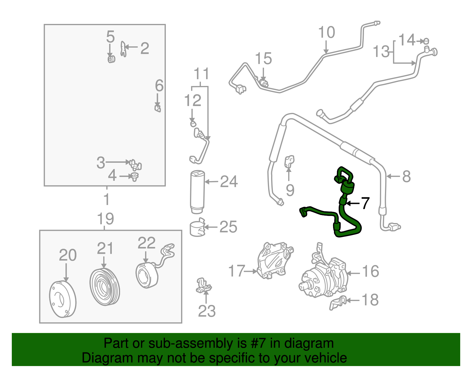 2003-2006 Toyota Tundra 2003-2006 Toyota Tundra - Discharge Hose 88711 ...