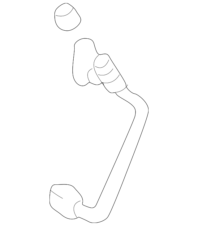 Genuine Toyota Front AC Hose part# 88716-0C140 for 2003-2006 Toyota ...