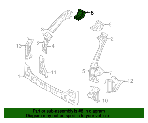 30747191 - Upper Reinforced - 2018-2020 Volvo XC60 | Volvo OEM Parts Direct