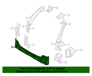 31448857 - Rear Body Panel - 2018-2020 Volvo XC60 | Volvo OEM Parts Direct
