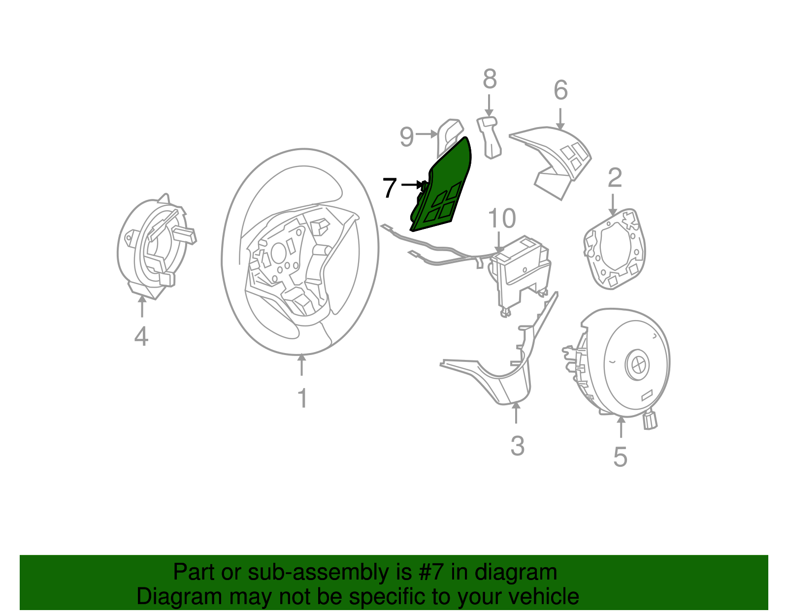 Genuine BMW 61-31-6-918-496 | Switch Assembly | FREE Shipping on Most ...
