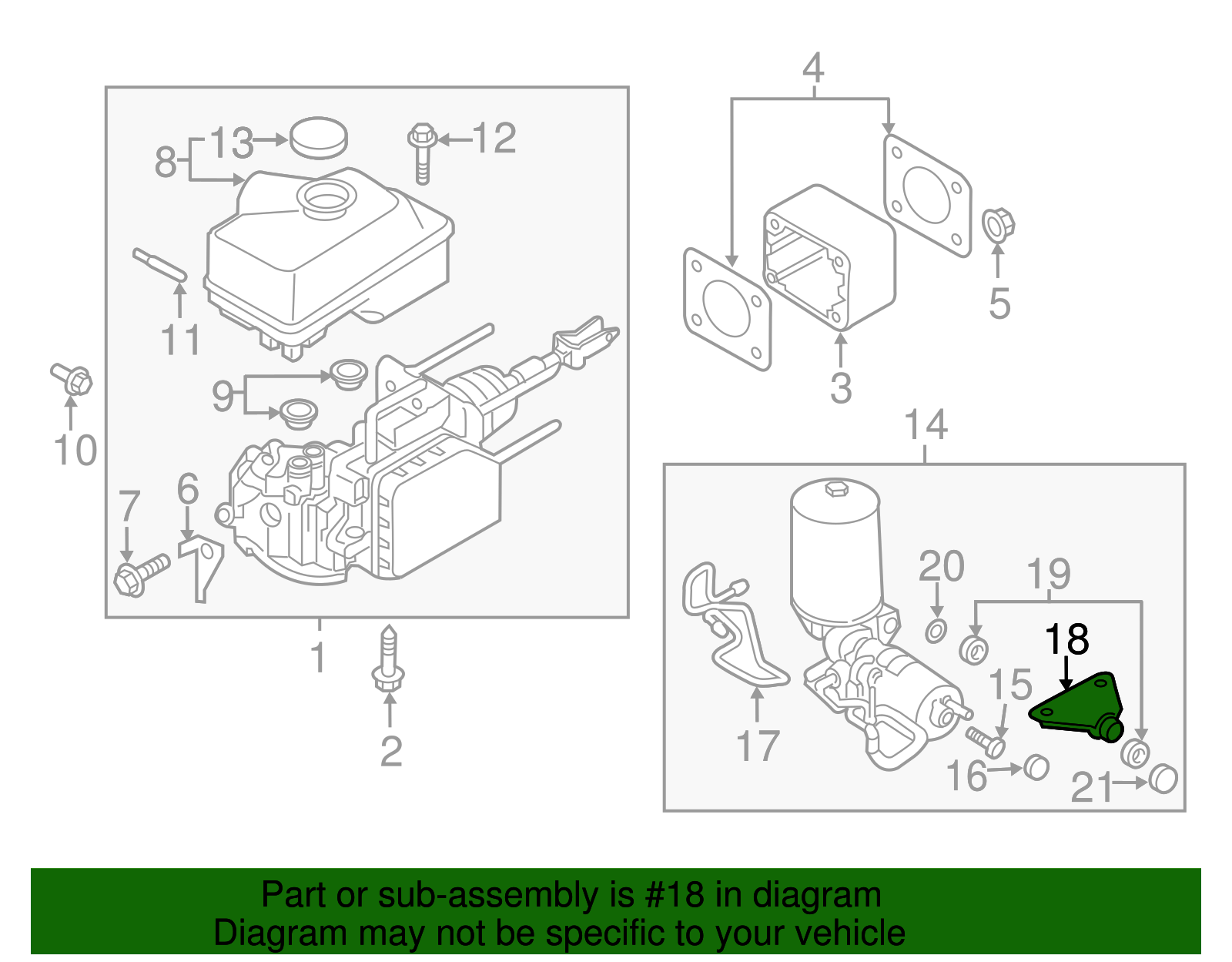 2016-2025 Nissan Bracket 47225-1LA1A | My Nissan Part