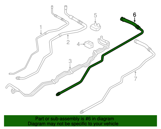 BL1Z-18472-A 2011-2014 Ford HVAC Heater Hose | Fairway Ford Parts