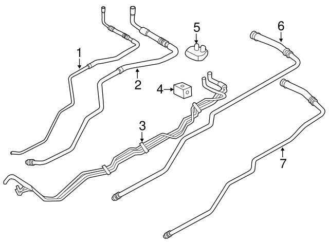 FL1Z-18472-A - HVAC Heater Hose 2015-2017 Ford | AutoNationParts.com
