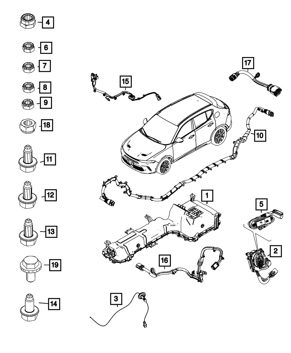 2024-2025 Dodge Hornet Charge Port To On Board Charger Wiring ...