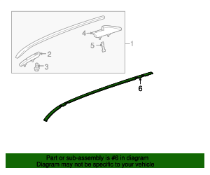 2015-2016 Cadillac SRX Burnished Brandy Metallic Passenger Side Roof ...