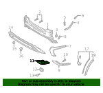 2019-2022 Mitsubishi Fog Lamp Bezel 6400K792 | Mitsubishi Parts Warehouse