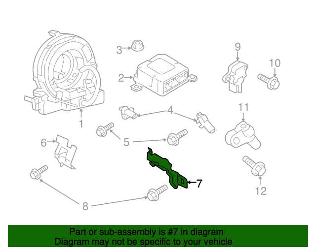 2016-2021 Mazda CX-3 Bracket - Driver's Side (LH) D10E-57-KX0 ...