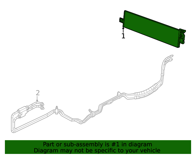 2021-2023 Dodge Durango Cooler 68596478aa | TascaParts.com