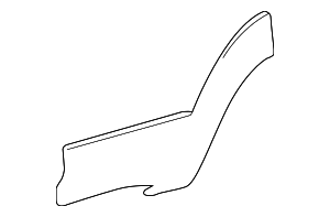 2006-2009 Toyota 4Runner Lower Cladding 75742-35130-B1 | Toyota Parts ...