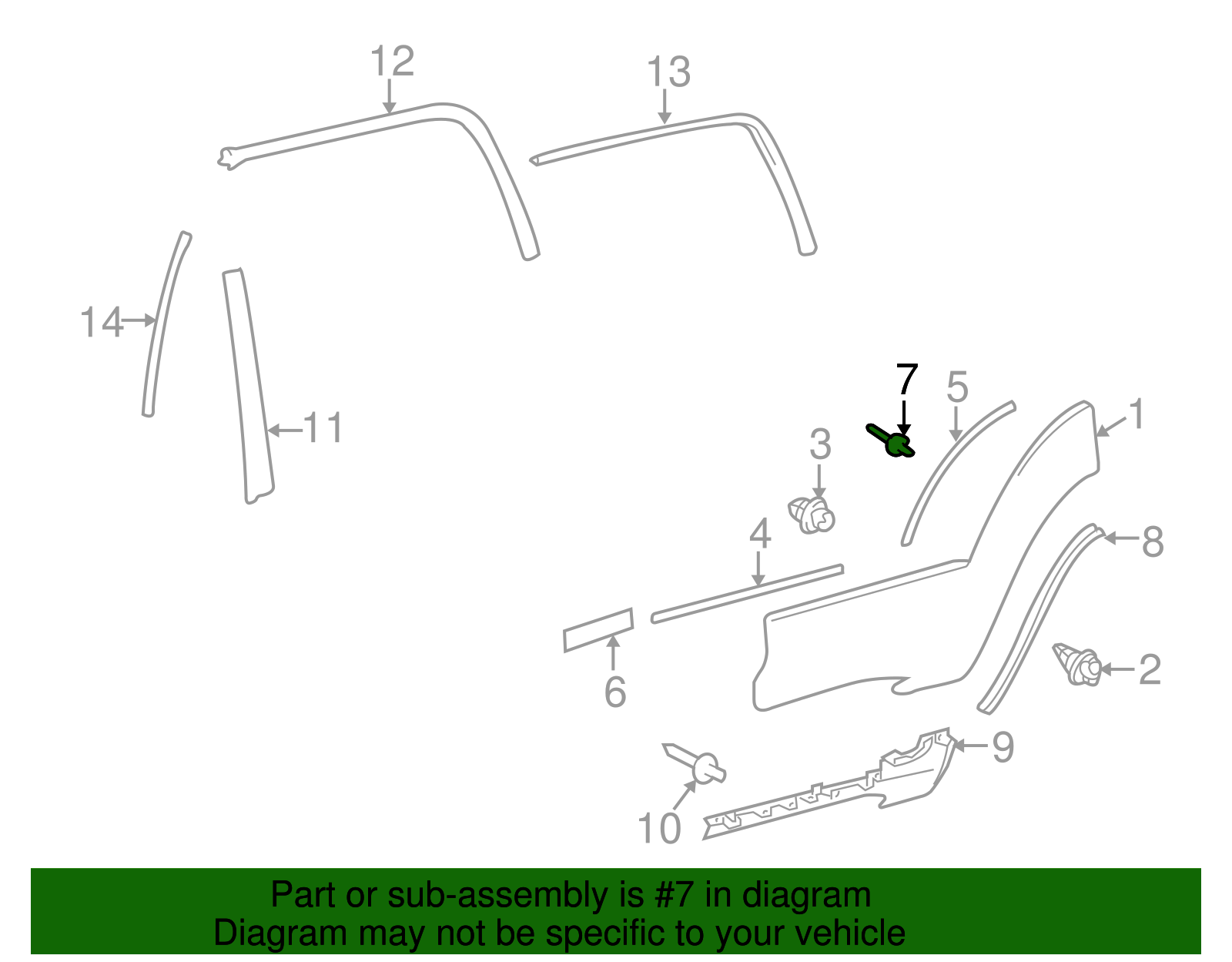 90269-04047 - Upper Pad Rivet - 1996-2024 Toyota | OEM Genuine Toyota Parts